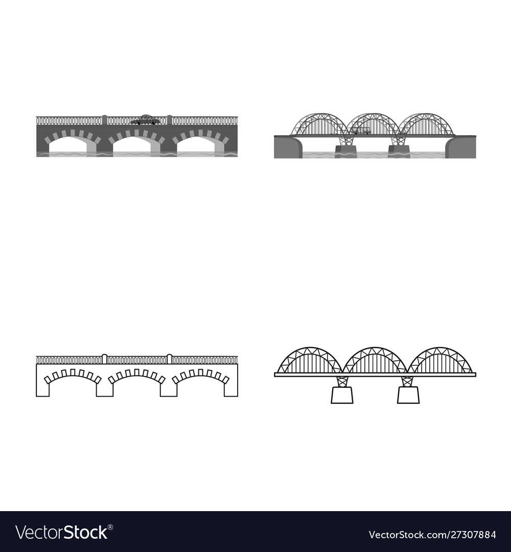 Isolated Object Connection And Design Sign Vector Image