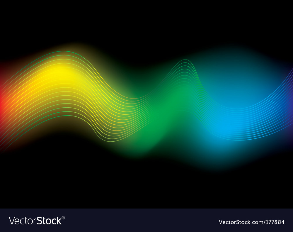 Rainbow stream background Royalty Free Vector Image
