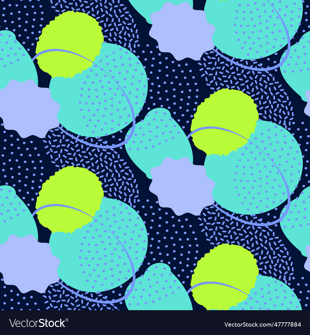 Seamless pattern with a simple abstract drawing Vector Image