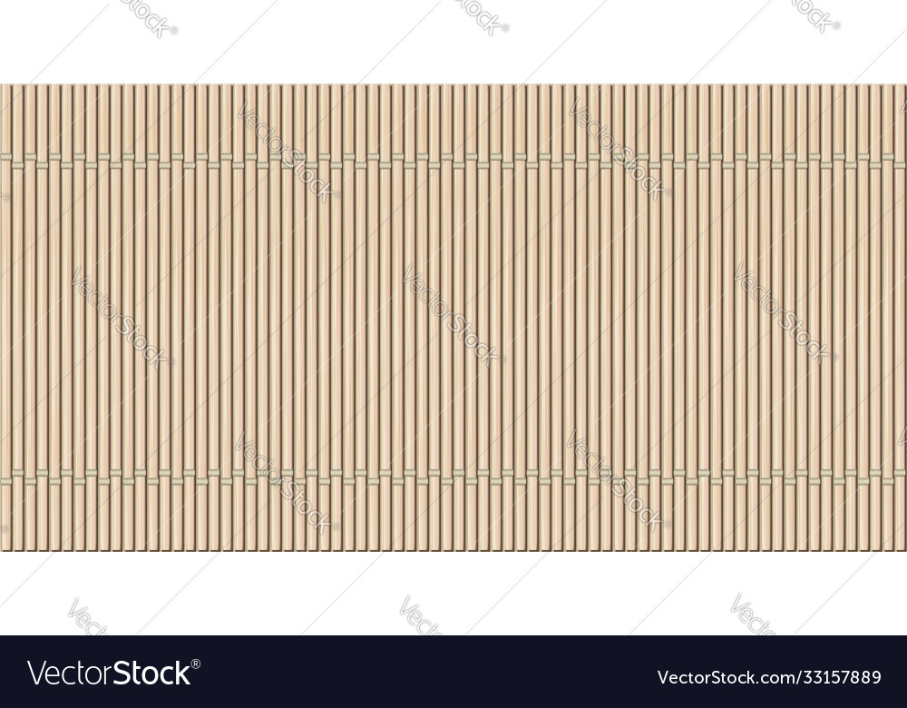Bamboo mat background Royalty Free Vector Image