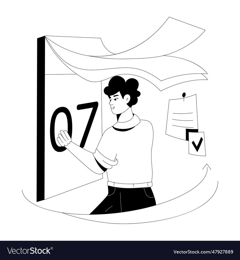Schedule task Royalty Free Vector Image - VectorStock