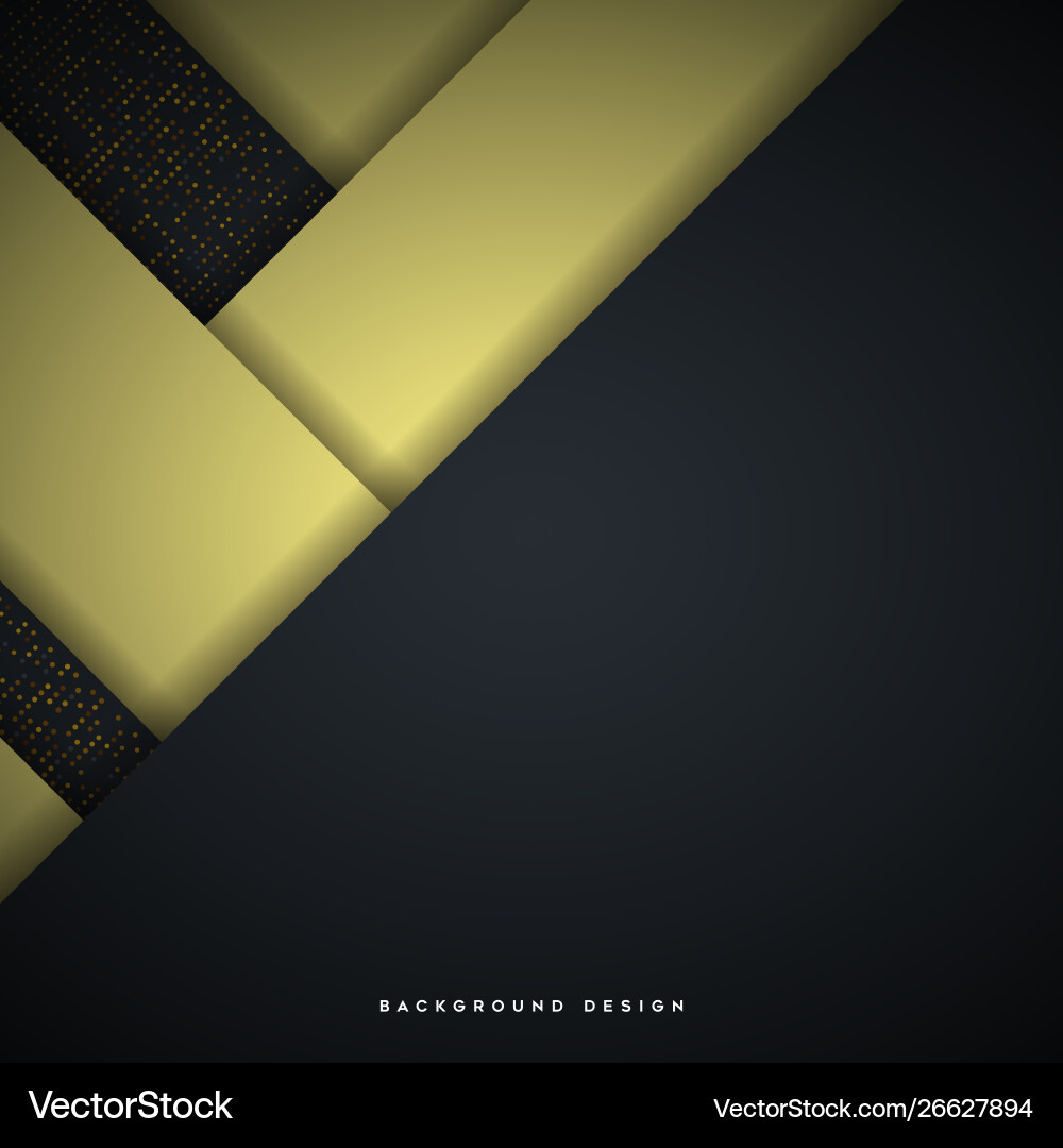 Black paper art background with dot glitter Vector Image