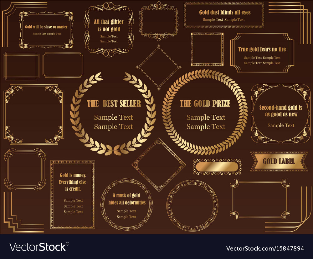 Frames workshop 1 Royalty Free Vector Image - VectorStock