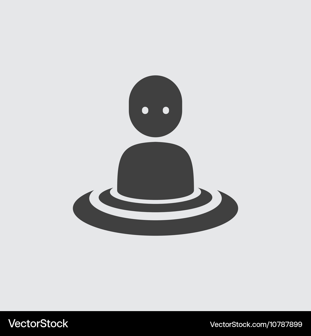 Man in spa icon Royalty Free Vector Image - VectorStock