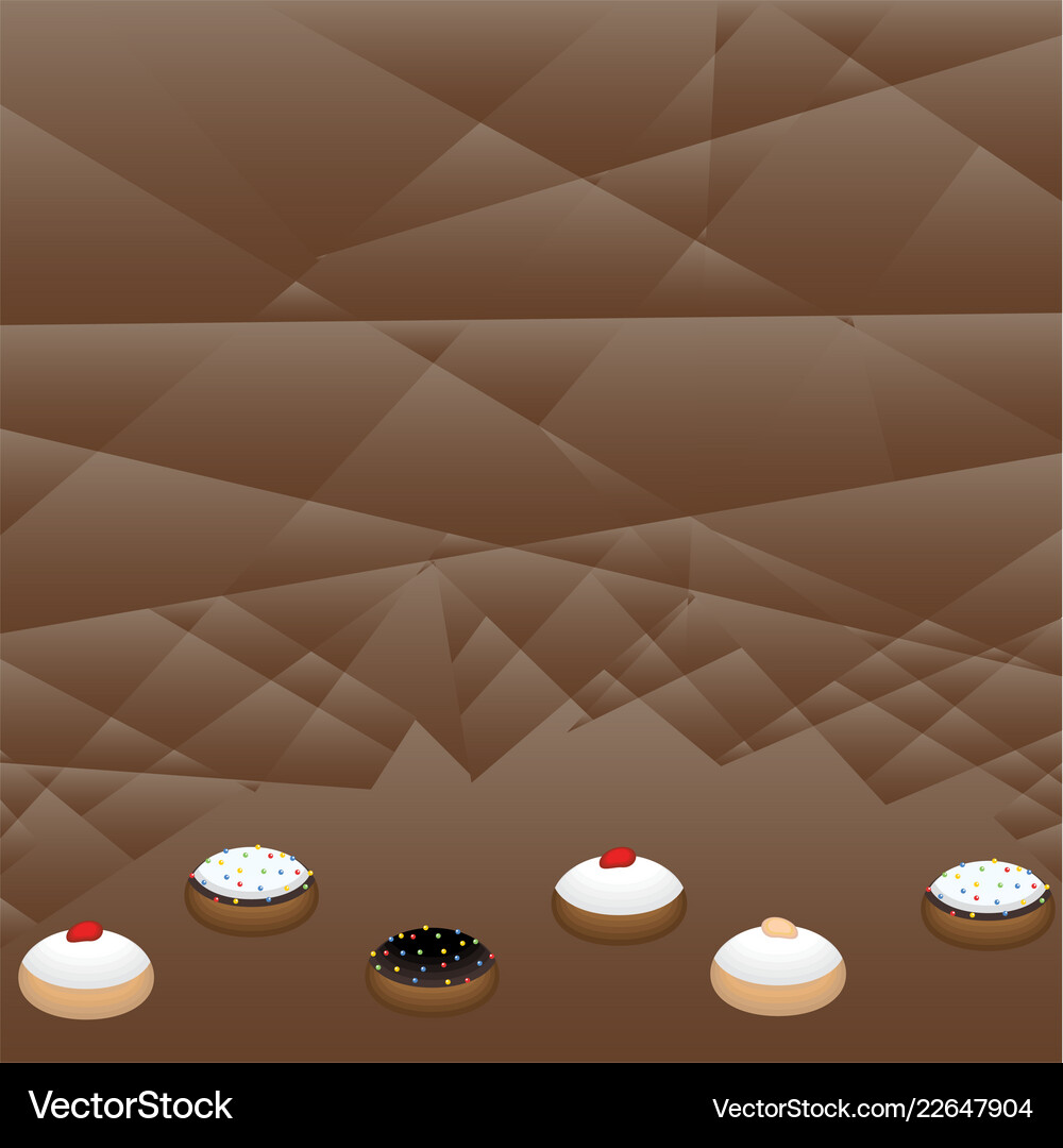 Cute flat cartoon page template with many cinds Vector Image