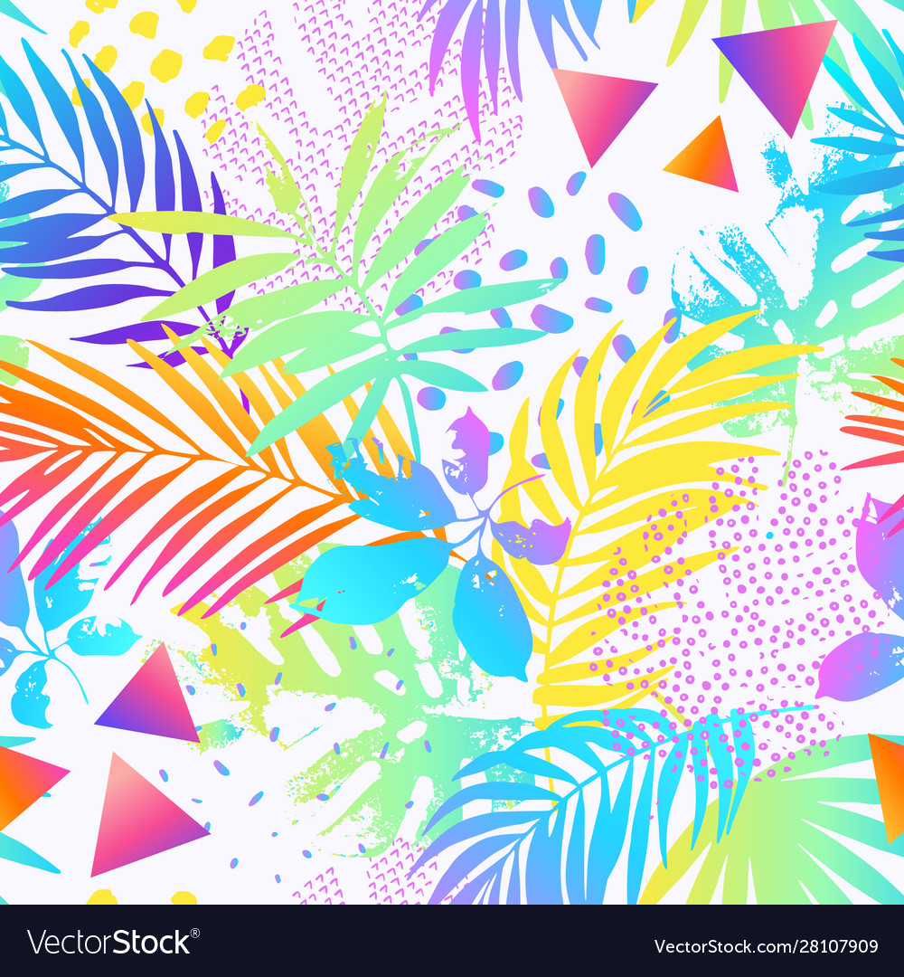 Creative gradient seamless pattern Royalty Free Vector Image