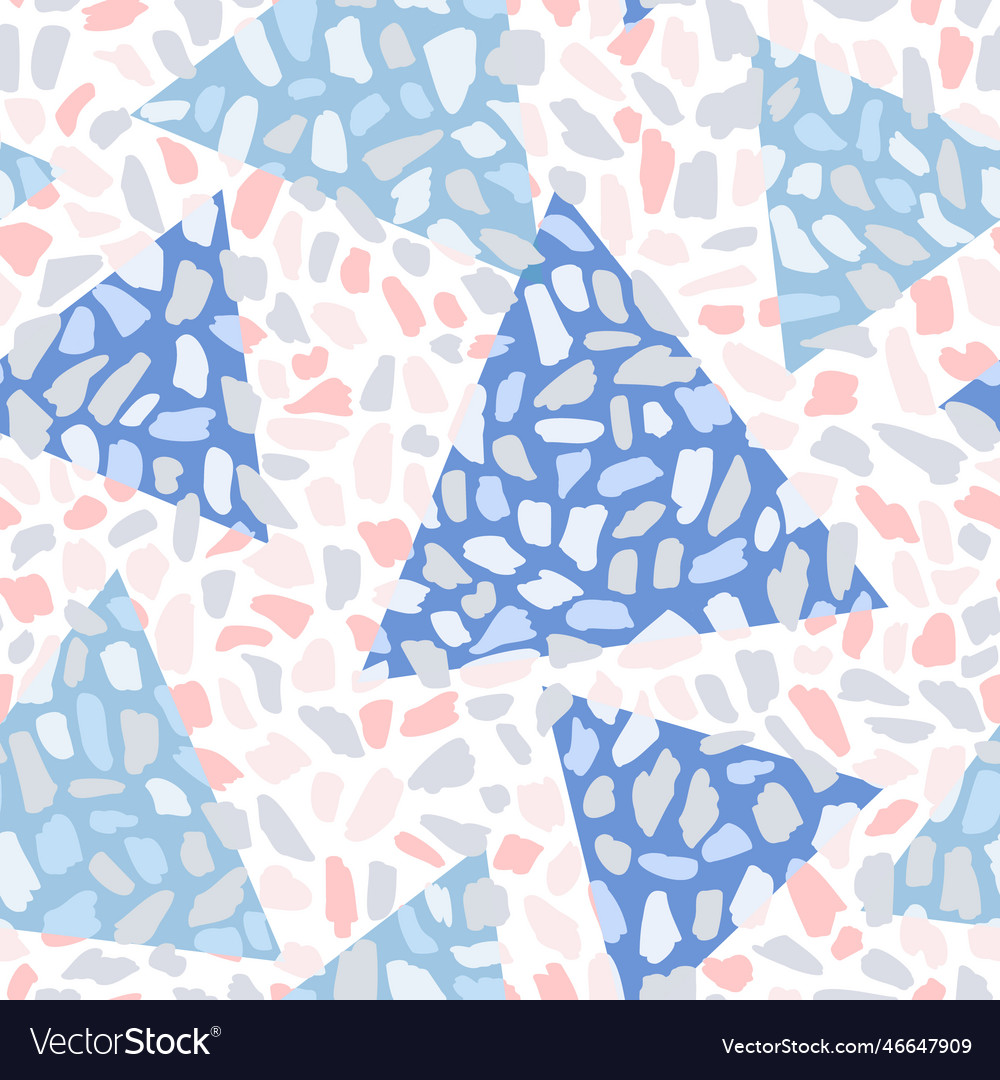 Geometric Triangles Pattern Royalty Free Vector Image