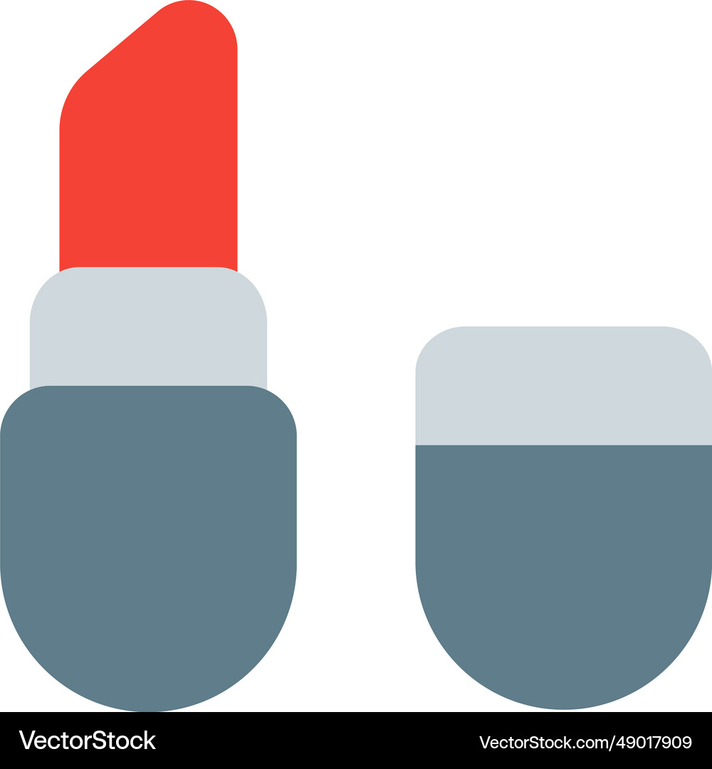 Lipsticks act as a lip balms and add both color Vector Image