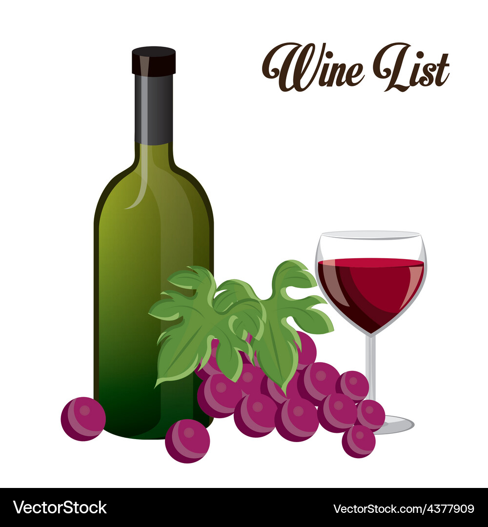 Wine design Royalty Free Vector Image - VectorStock