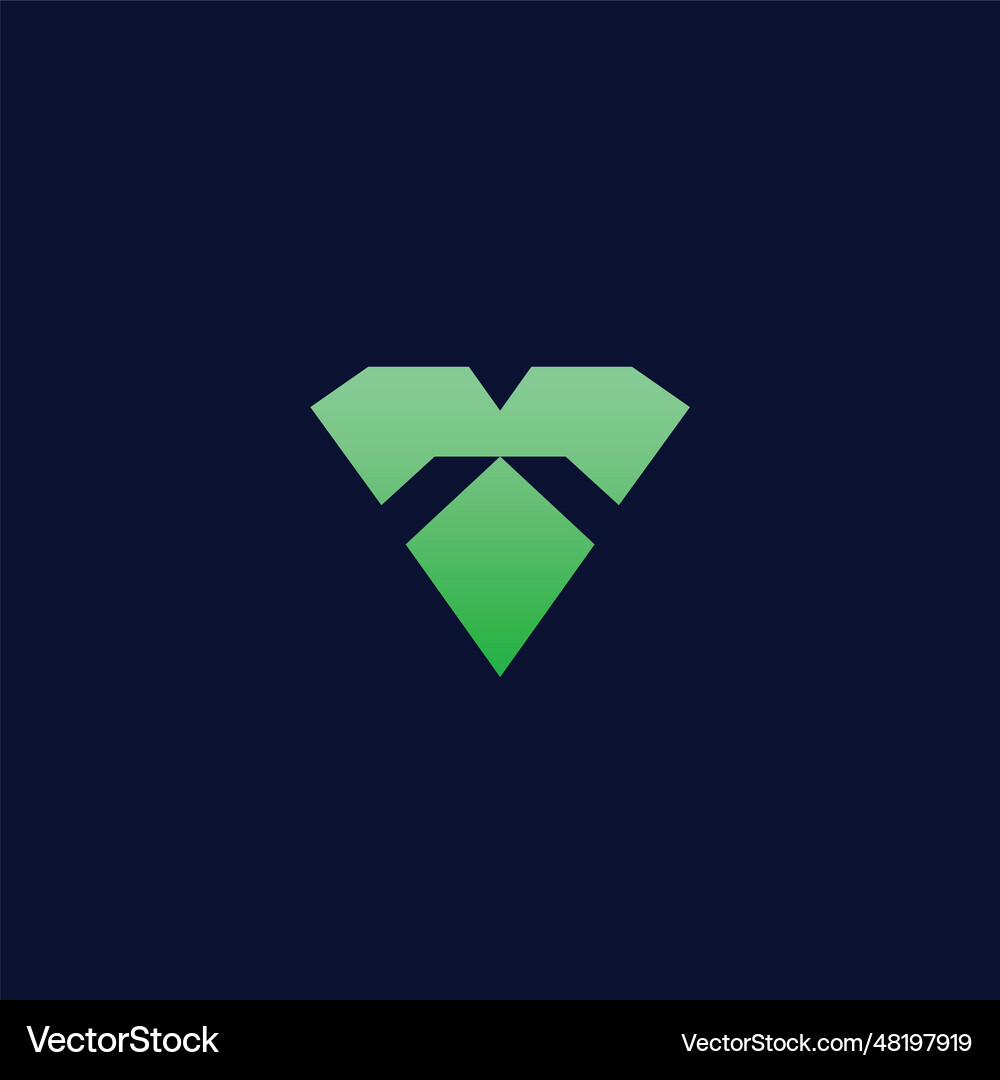 T logo modern design letter tv Royalty Free Vector Image