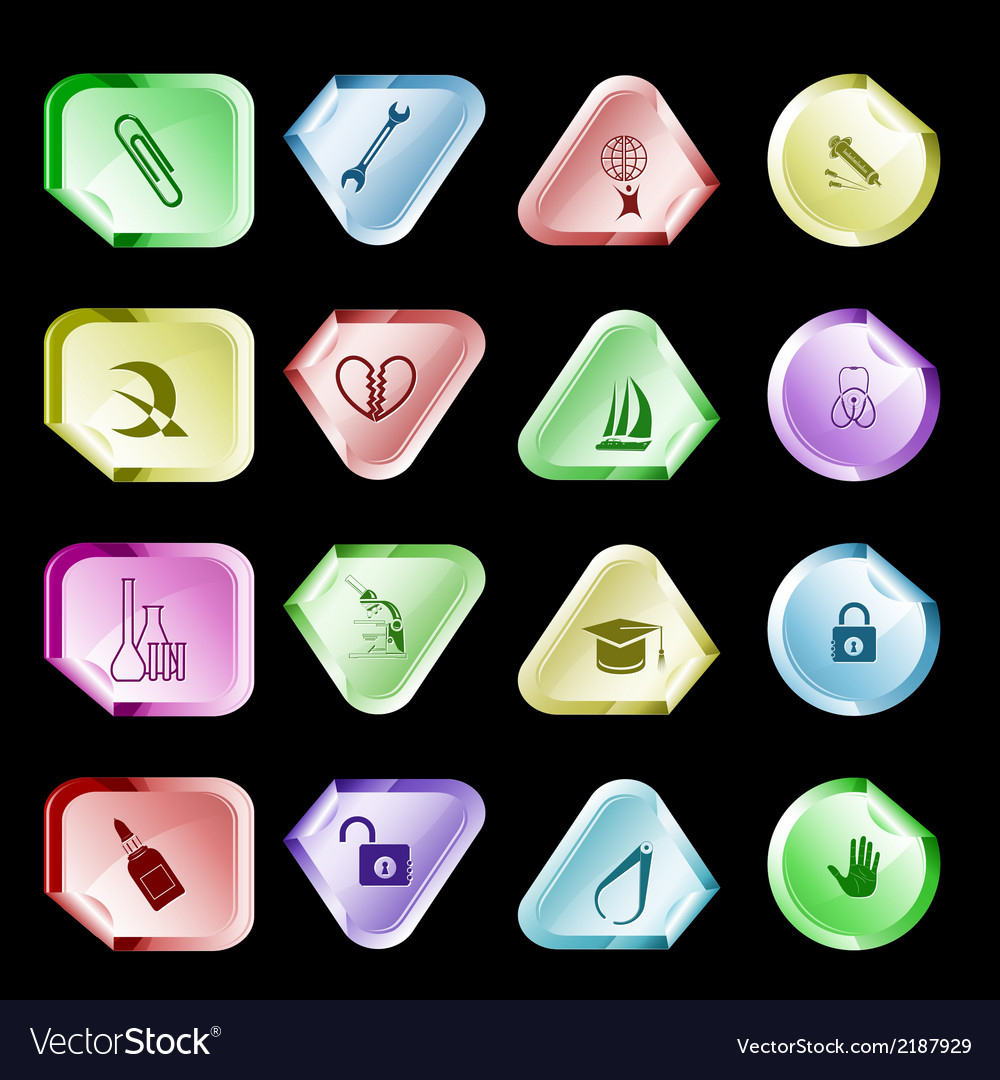 Set Royalty Free Vector Image - VectorStock