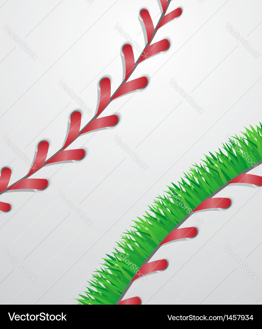 Baseball background Royalty Free Vector Image - VectorStock