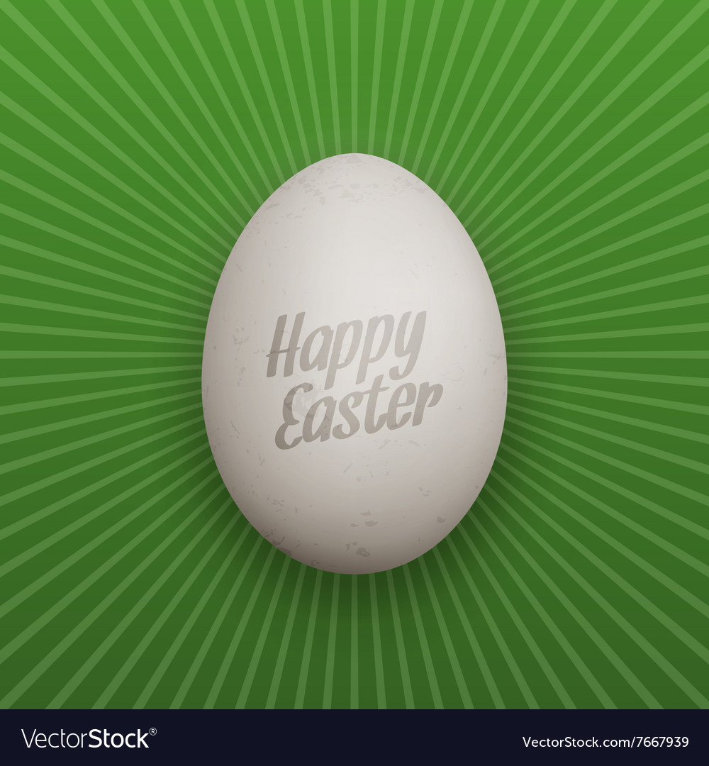 Easter realistic chicken egg with shadows Vector Image Easter realistic chicken egg with shadows Vector Image