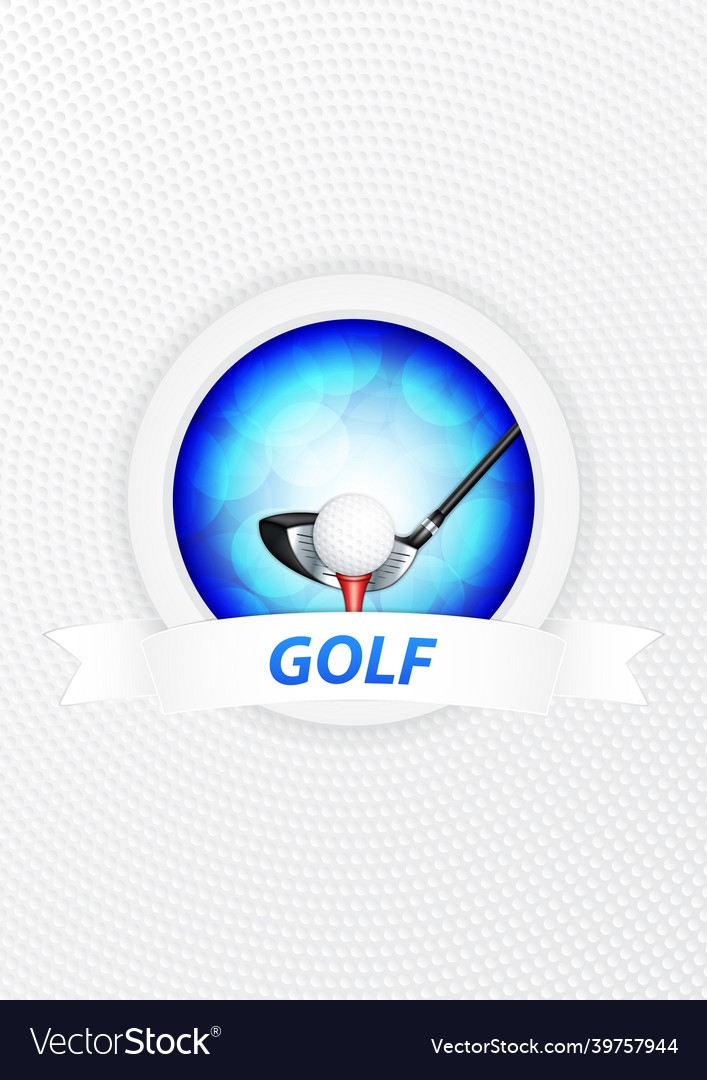Golf Royalty Free Vector Image - VectorStock