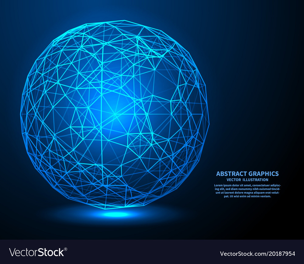 Big data network connections Royalty Free Vector Image