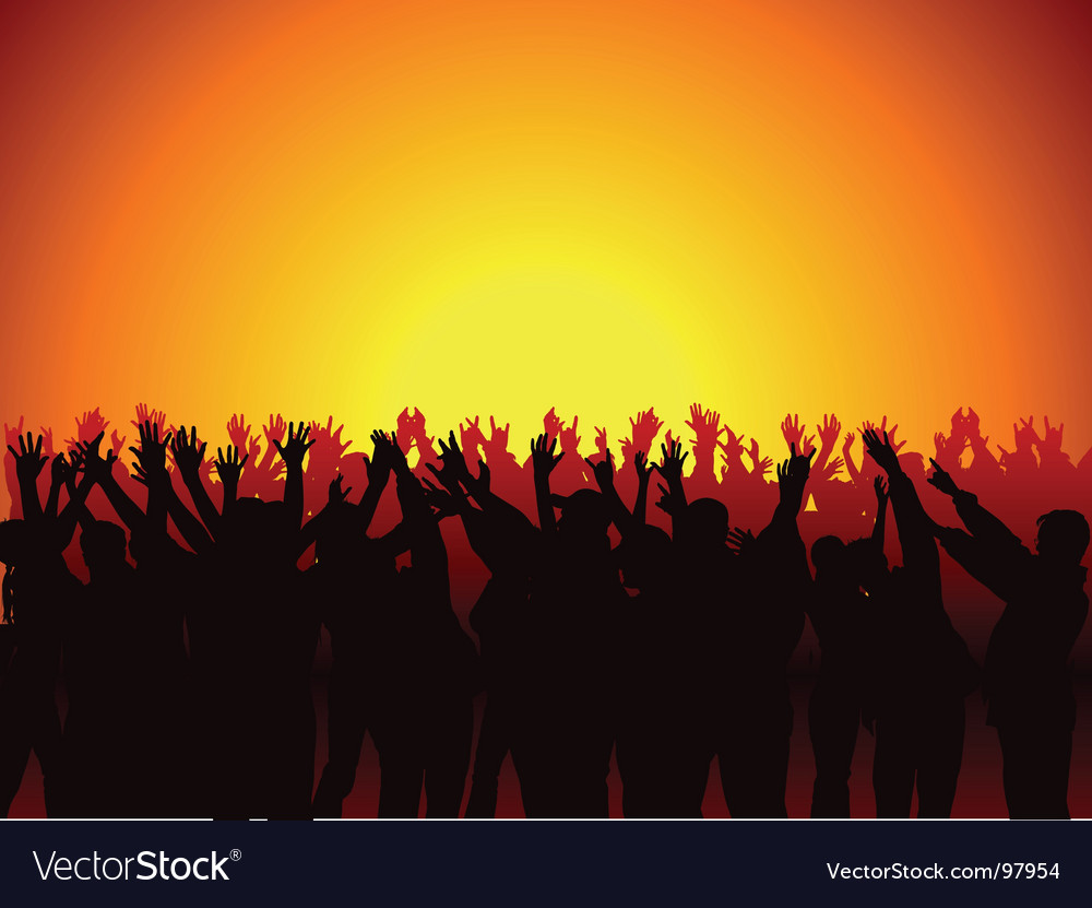 Crowd Royalty Free Vector Image - VectorStock
