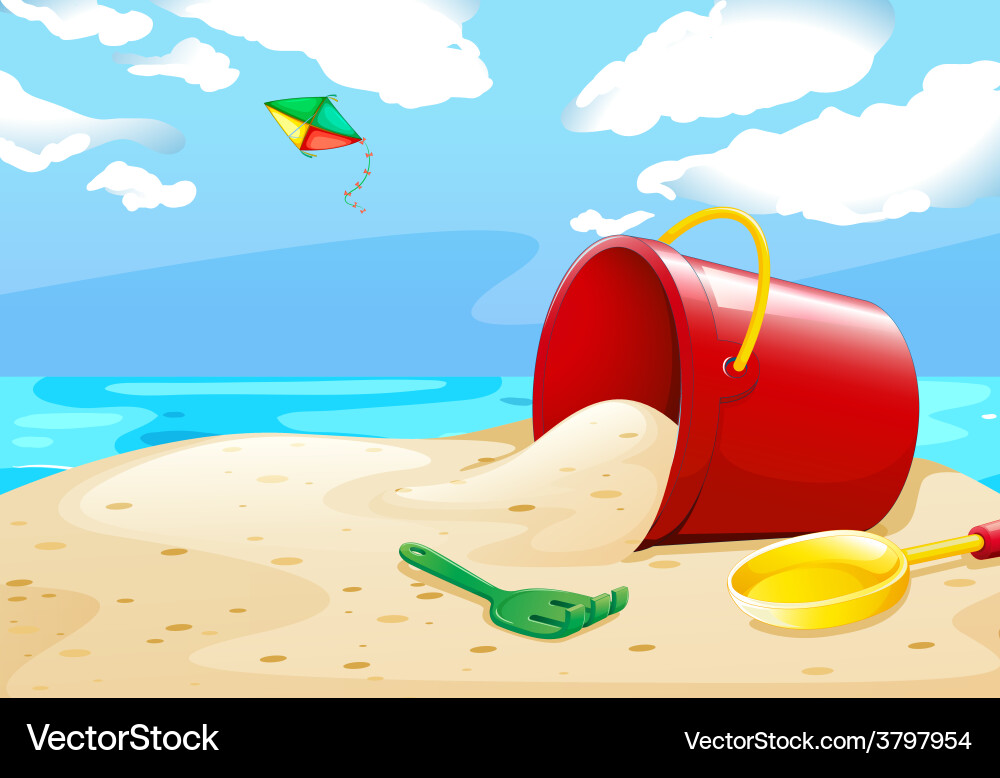 Gf beachsand 10 Royalty Free Vector Image - VectorStock