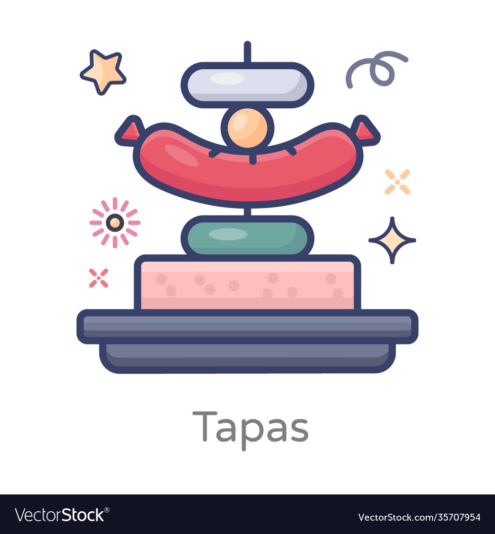 Tapas Royalty Free Vector Image - VectorStock