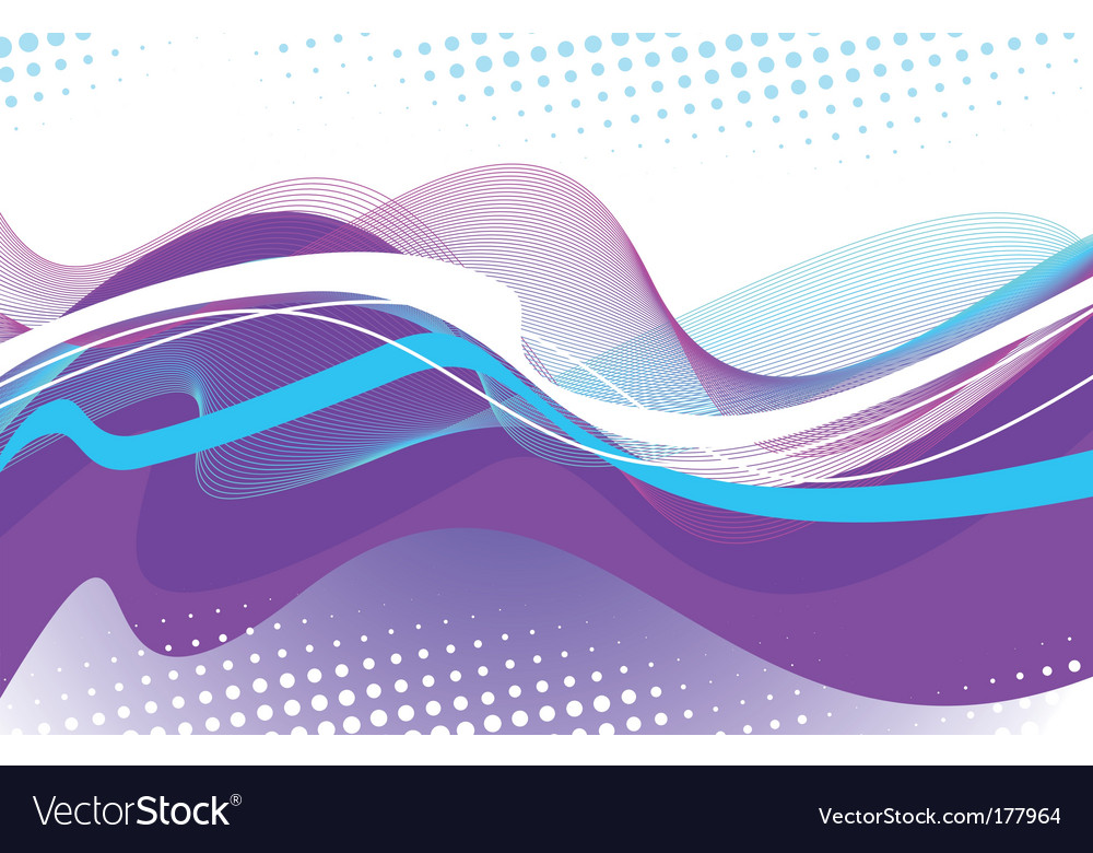 Abstract waves Royalty Free Vector Image - VectorStock
