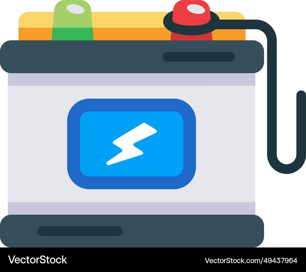 Auto battery Royalty Free Vector Image - VectorStock
