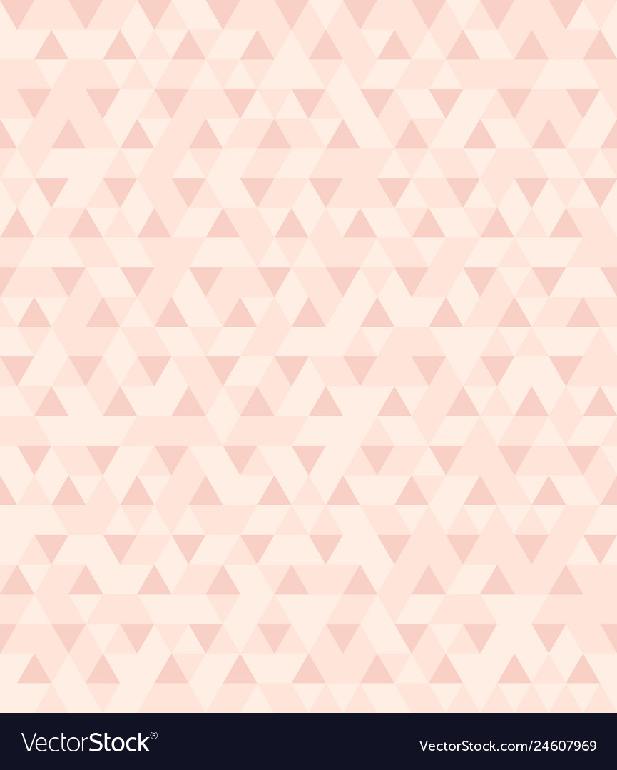 Rose triangle pattern seamless background Vector Image
