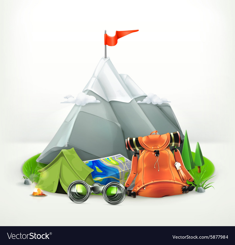 Backpacking Royalty Free Vector Image - VectorStock