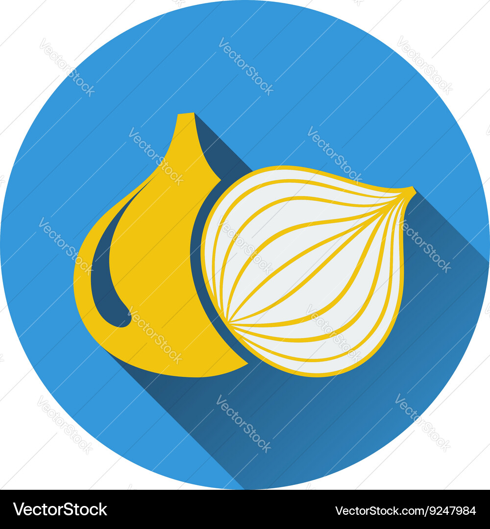 Onion icon Royalty Free Vector Image - VectorStock