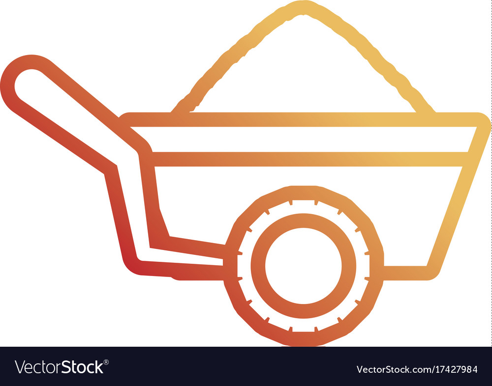 Wheelbarrow Royalty Free Vector Image - VectorStock