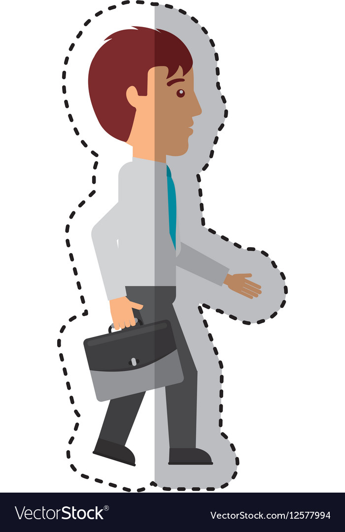 Businessman avatar character icon Royalty Free Vector Image