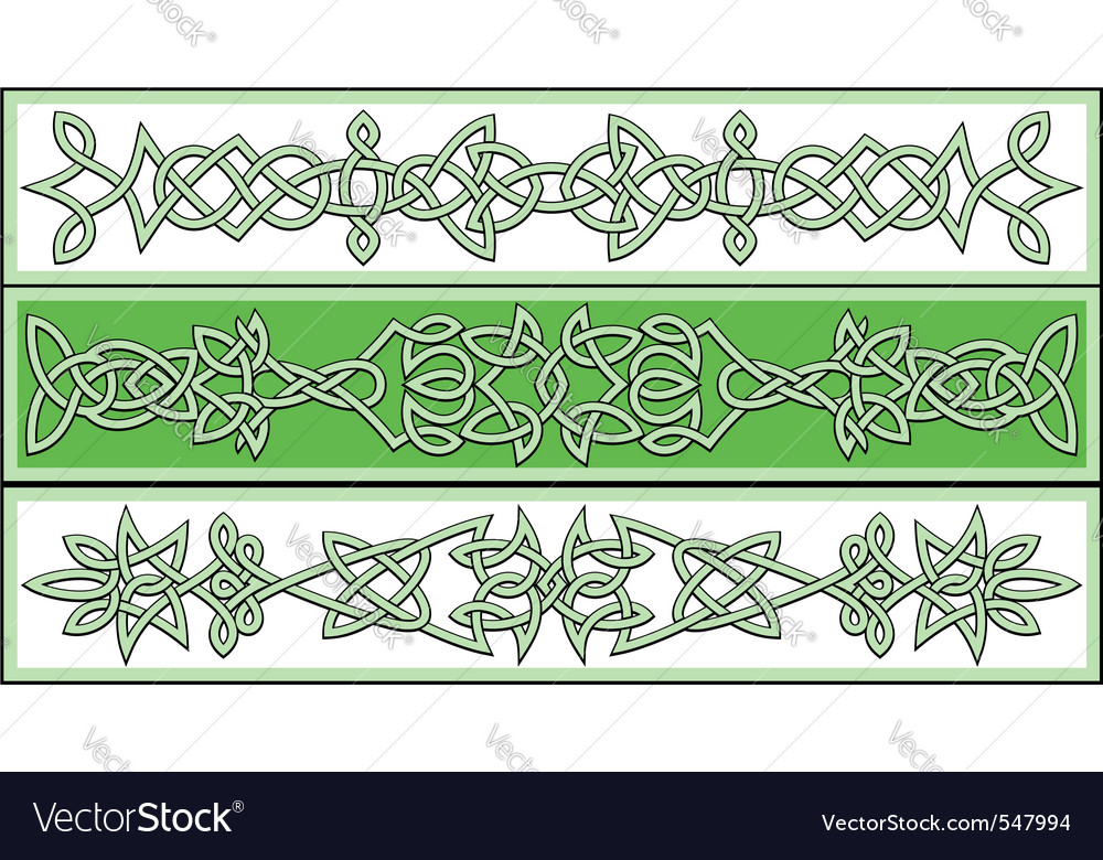 Celtic patterns Royalty Free Vector Image - VectorStock