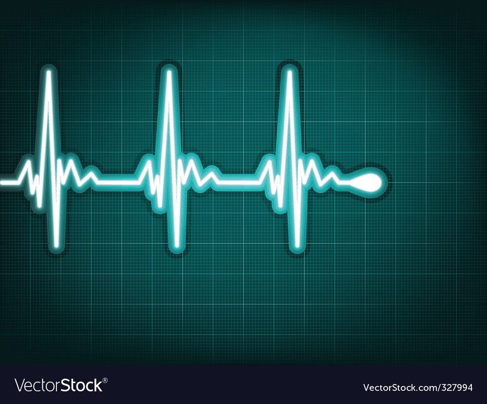 Electrocardiogram Royalty Free Vector Image - VectorStock