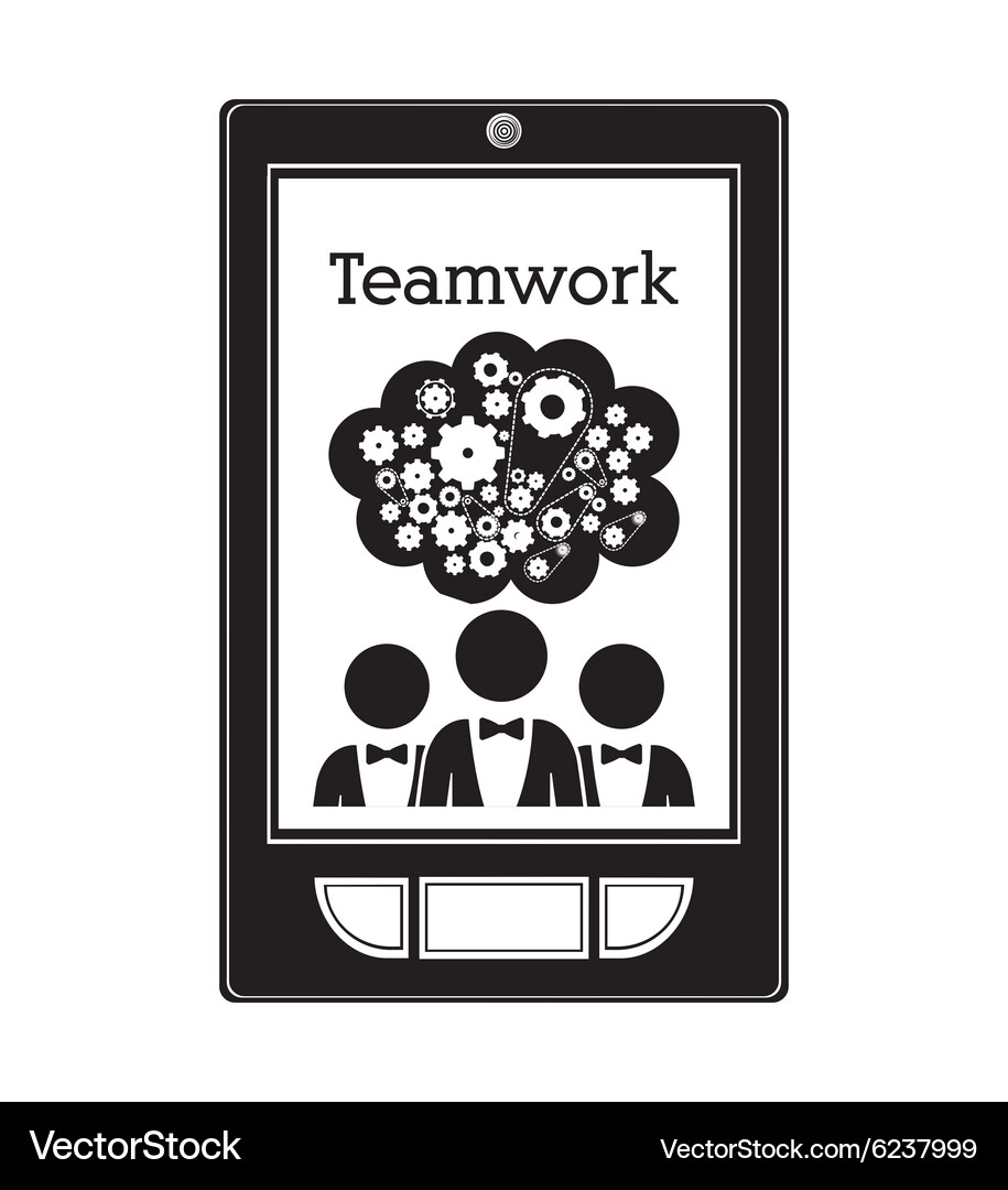 Teamwork design Royalty Free Vector Image - VectorStock
