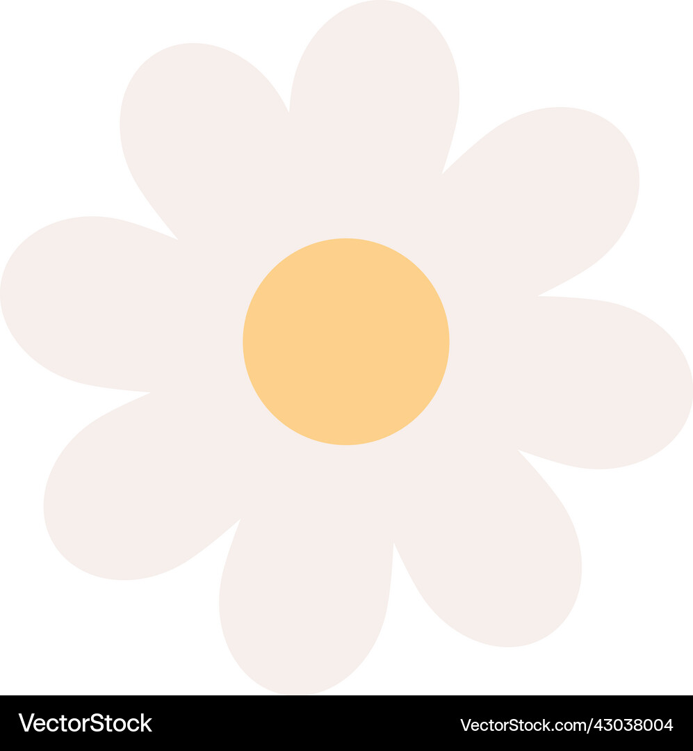 Flower decoration icon Royalty Free Vector Image