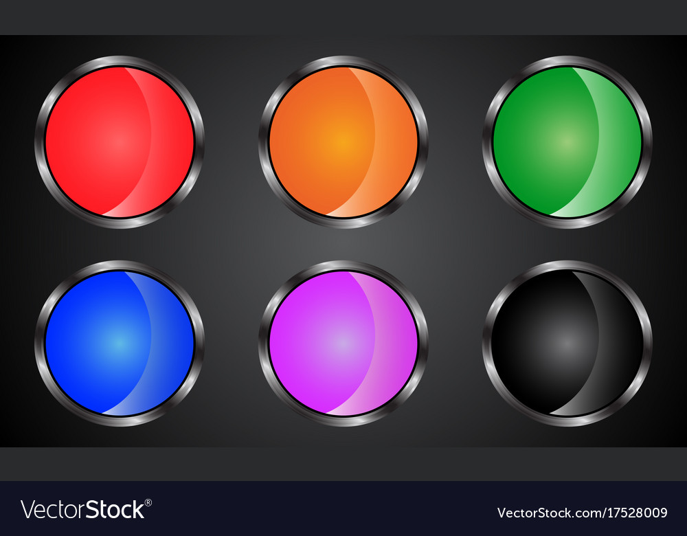 Buttons Royalty Free Vector Image - VectorStock