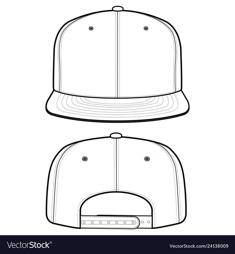 Snapback Template Vector