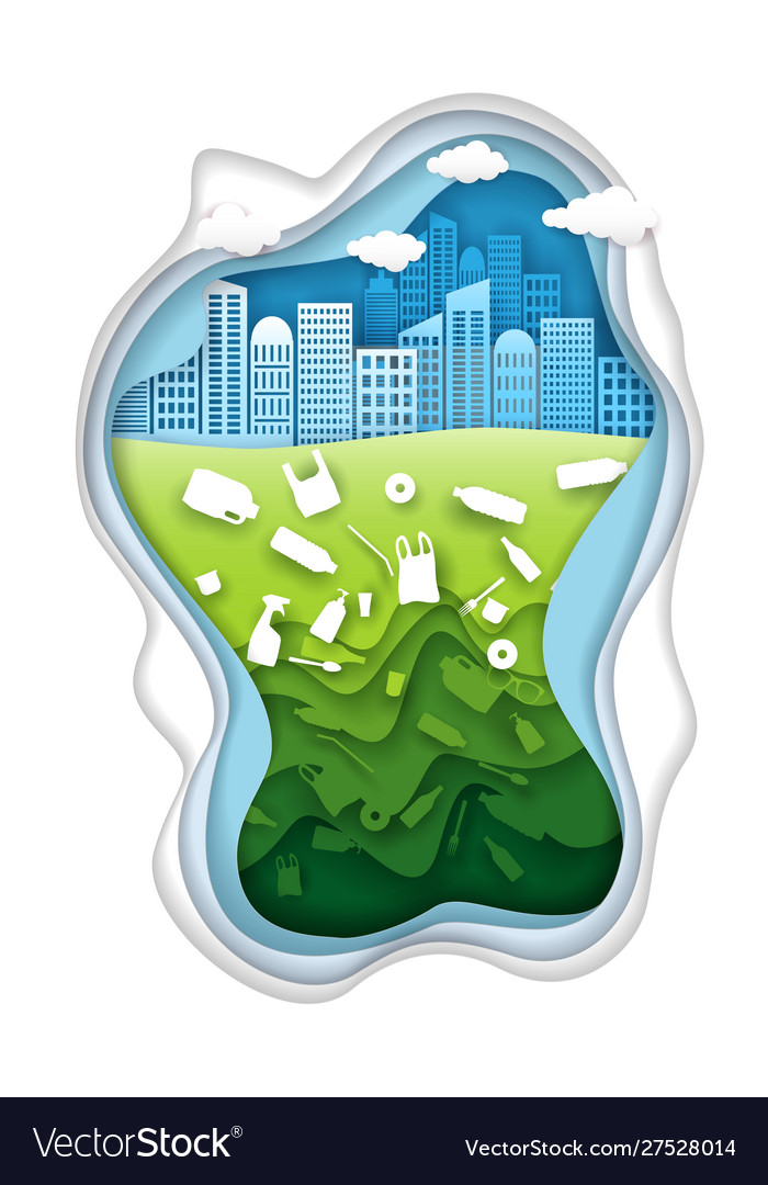 Environment pollution Royalty Free Vector Image