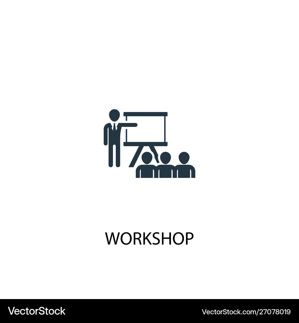 Simple Workshop Icon Royalty Free Vector Image