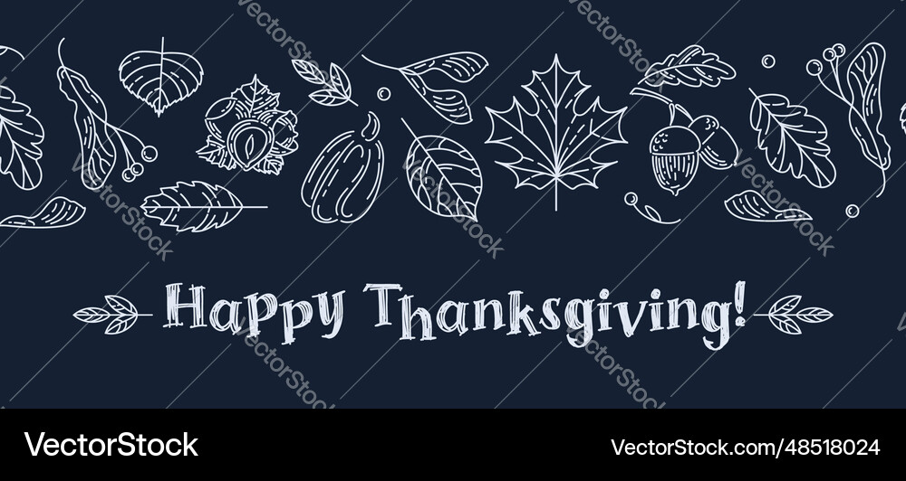 Happy Thanksgiving Border