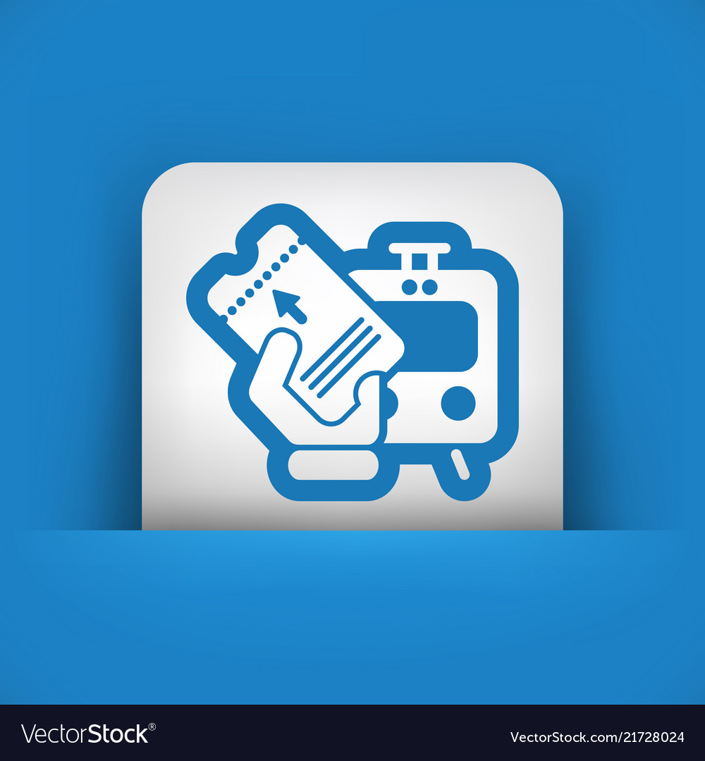 Train ticket Royalty Free Vector Image - VectorStock