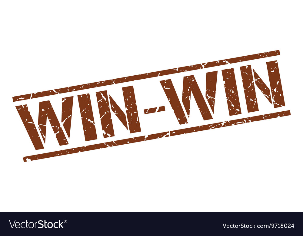 Win-win stamp Royalty Free Vector Image - VectorStock