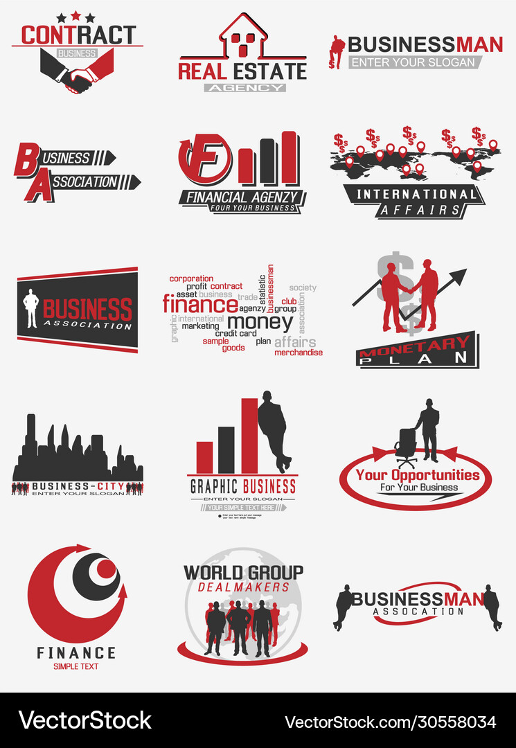 Icon business for web Royalty Free Vector Image