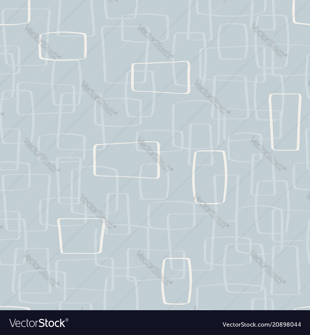 Light gray mod shapes seamless pattern Royalty Free Vector