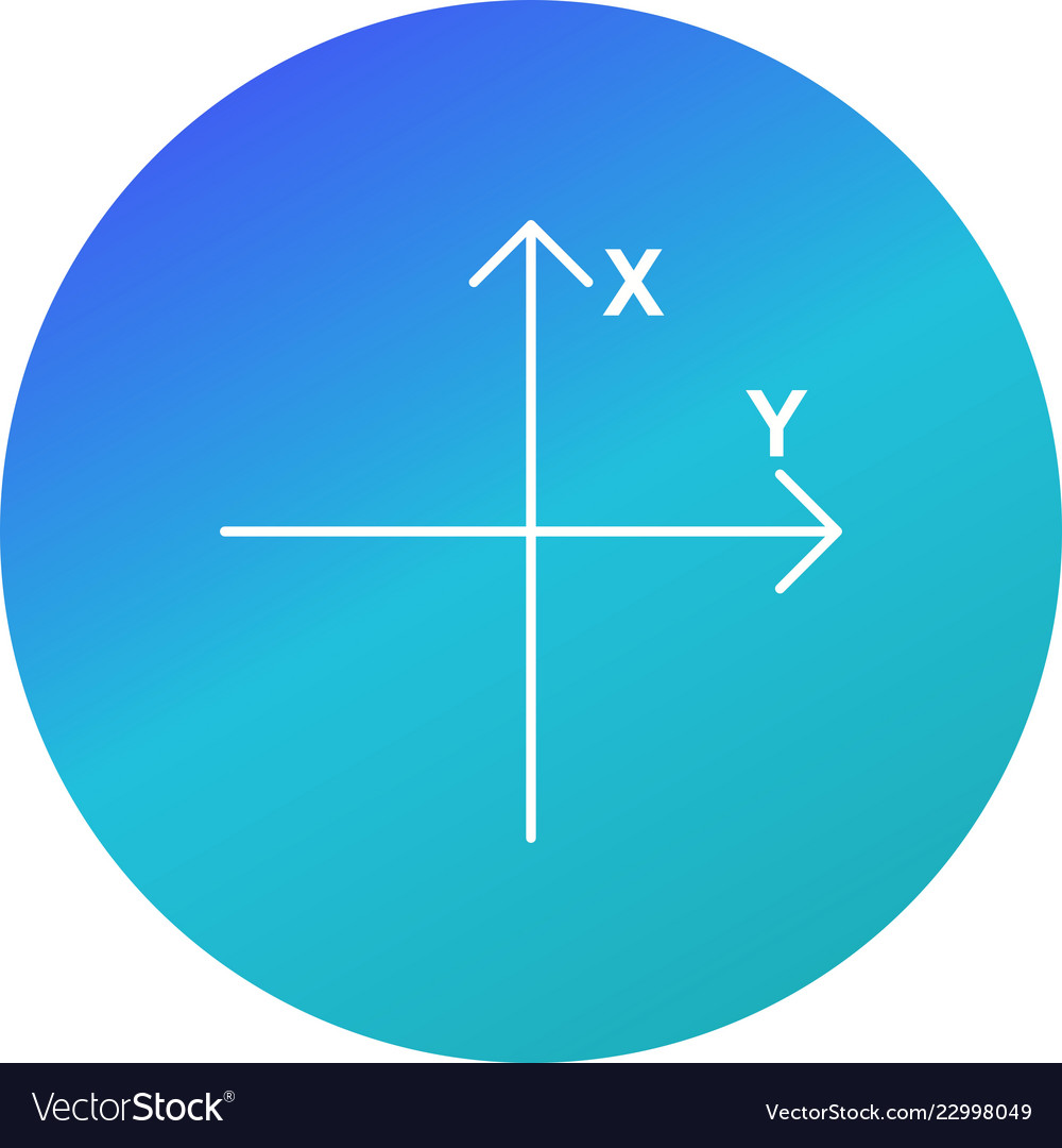 Axis icon Royalty Free Vector Image - VectorStock