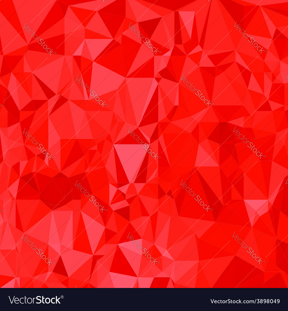 Red polygonal background Royalty Free Vector Image