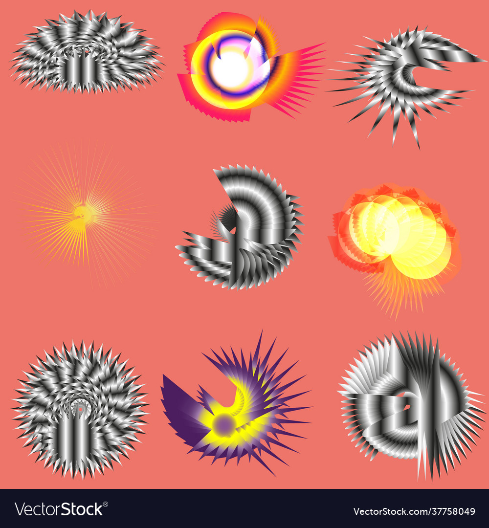 Shape effect Royalty Free Vector Image - VectorStock