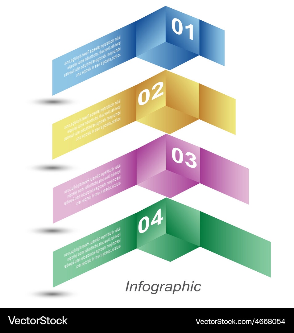 Infographic template Royalty Free Vector Image