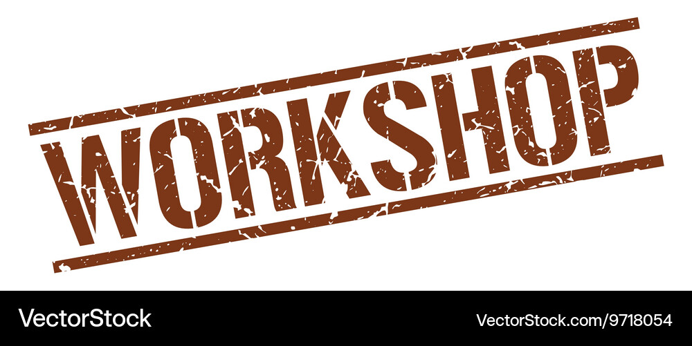 Workshop stamp Royalty Free Vector Image - VectorStock