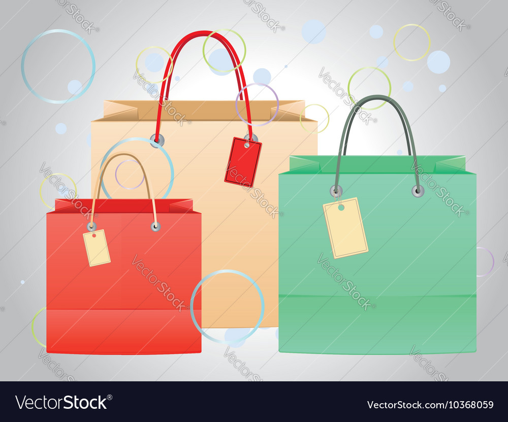 Shopping bag design4 Royalty Free Vector Image Shopping bag design4 Royalty Free Vector Image