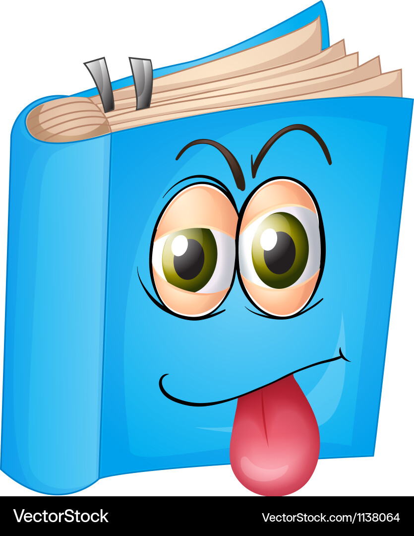 Cartoon Book Royalty Free Vector Image - VectorStock