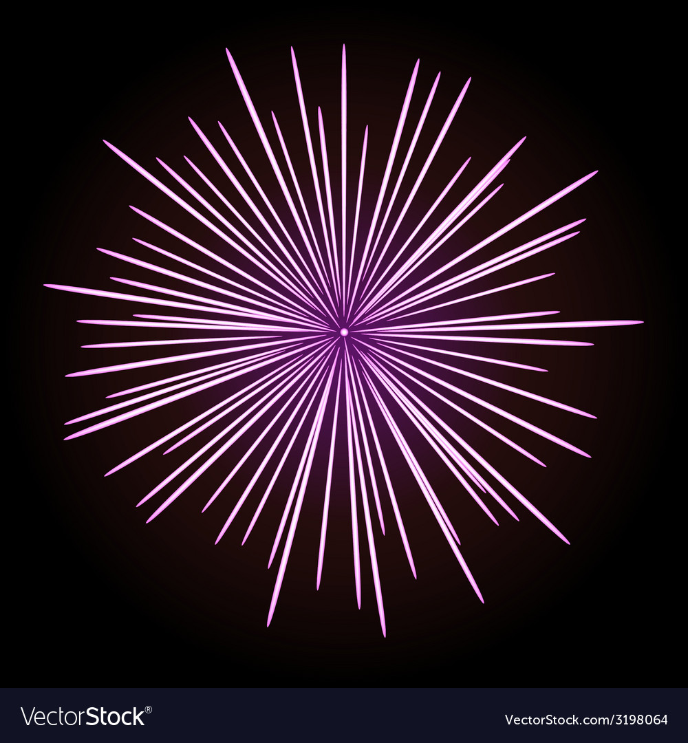 Firework Royalty Free Vector Image - VectorStock